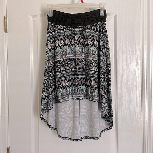 NOBO | Skirts | No Boundaries Highlow Elephant Pattern Skirt | Poshmark